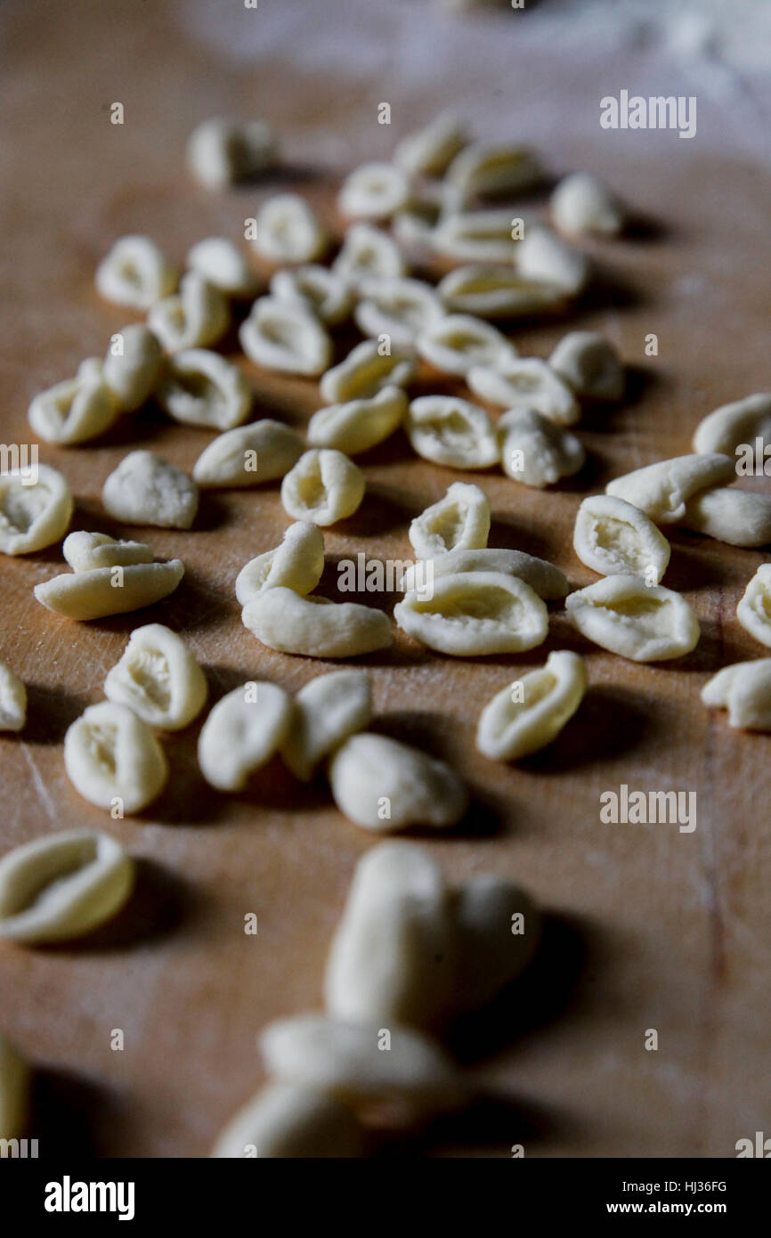 Italian food Pasta- Cavatelli Stock Photo - Alamy