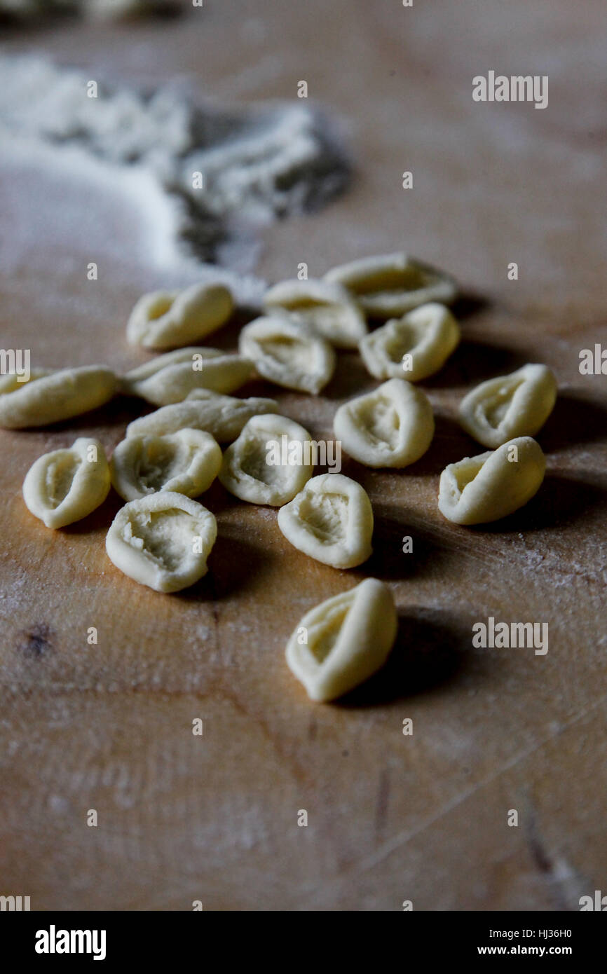 Italian food Pasta- Cavatelli Stock Photo - Alamy