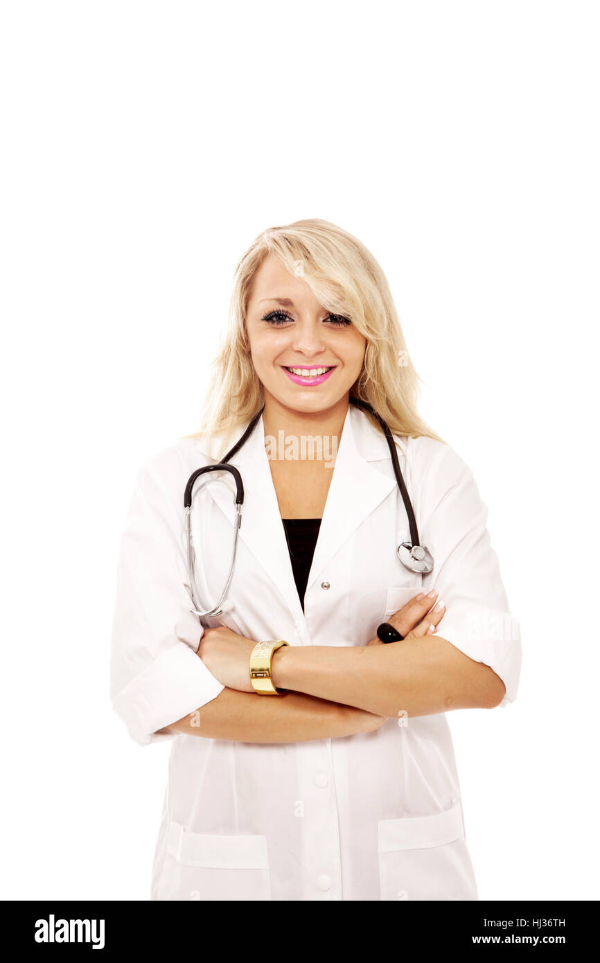 doctor, physician, medic, medical practicioner, woman, laugh, laughs ...