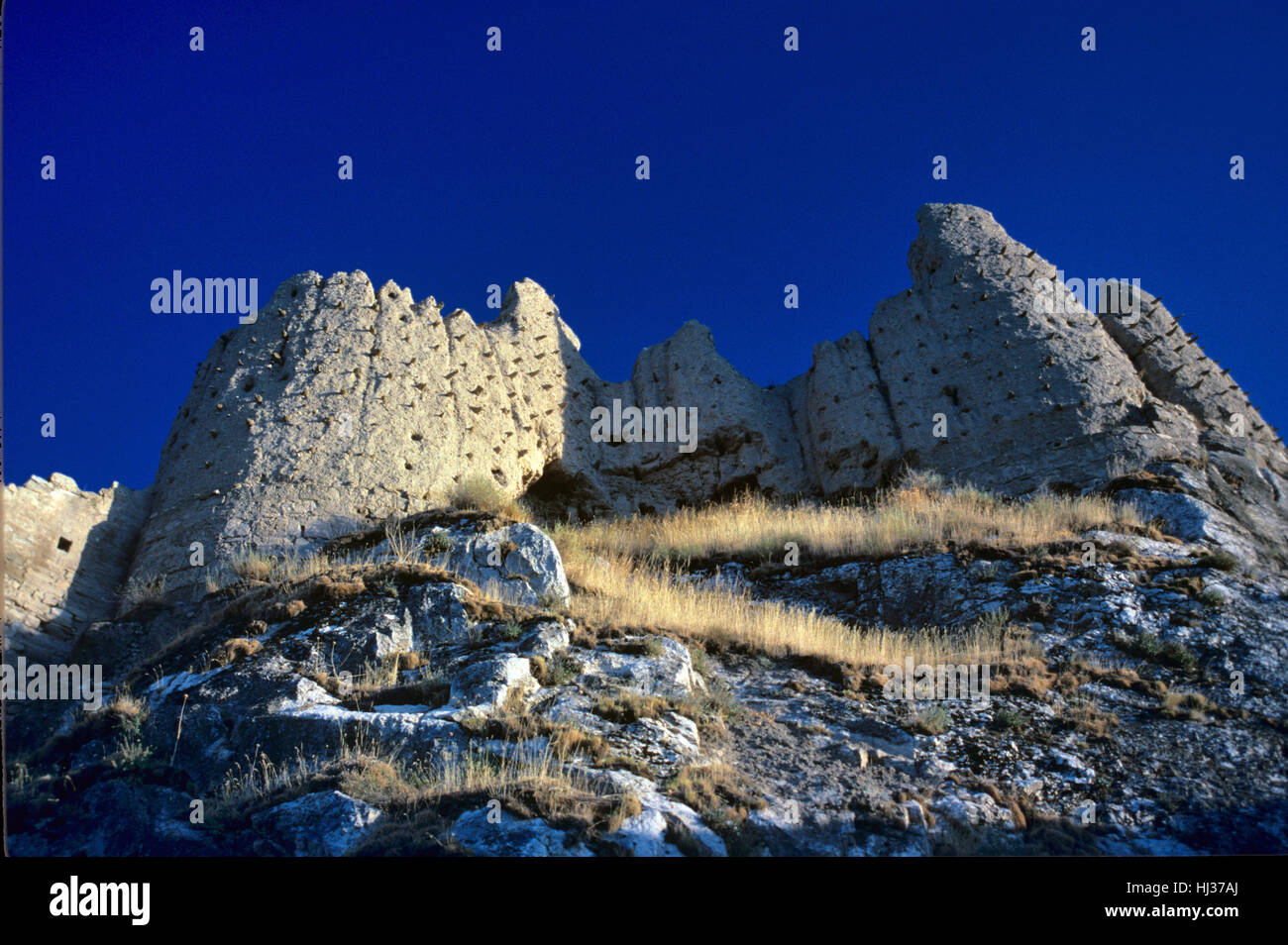 Van Castle or Fortress, ancient Tushba c8th-c9th BC, Van Turkey Stock ...