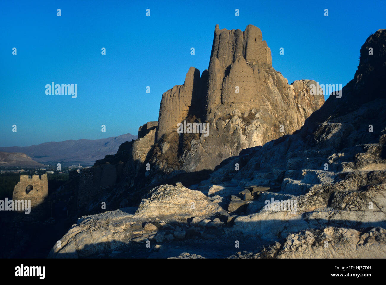 Van Castle or Fortress, ancient Tushba c8th-c9th BC, Van Turkey Stock ...