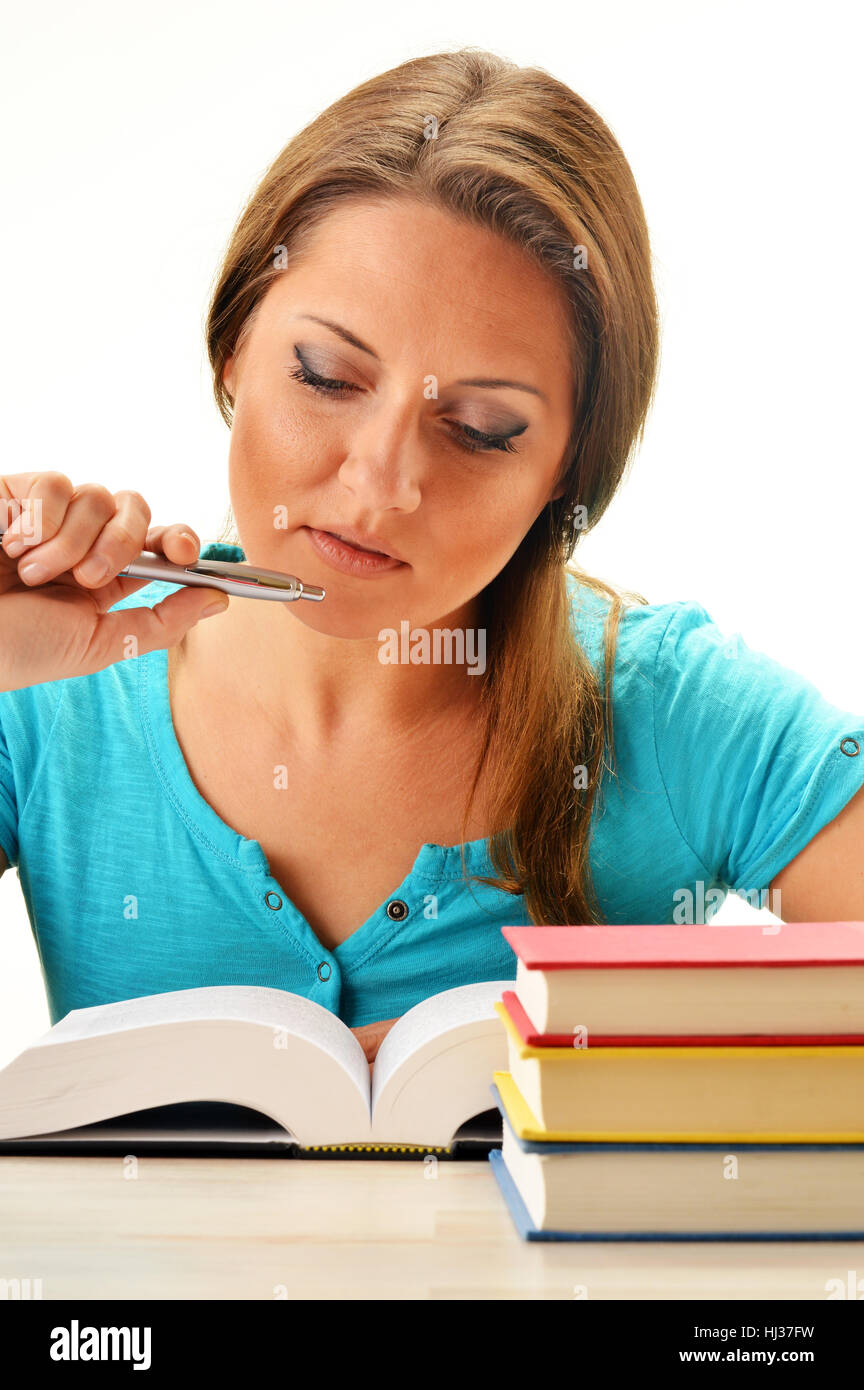 woman, study, female, student, reading, college, book, school ...