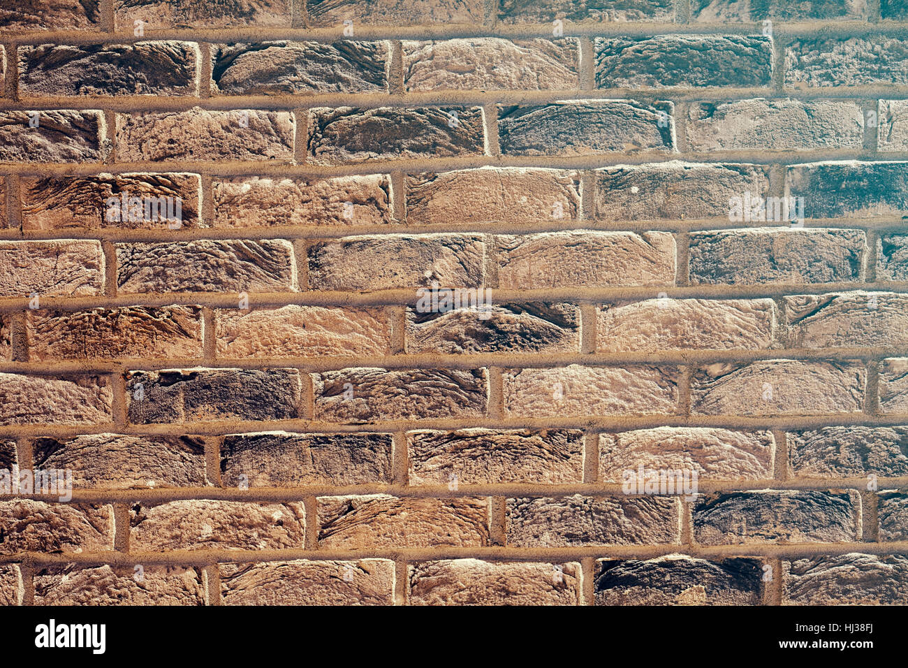 part of the wall of bright bricks Stock Photo - Alamy