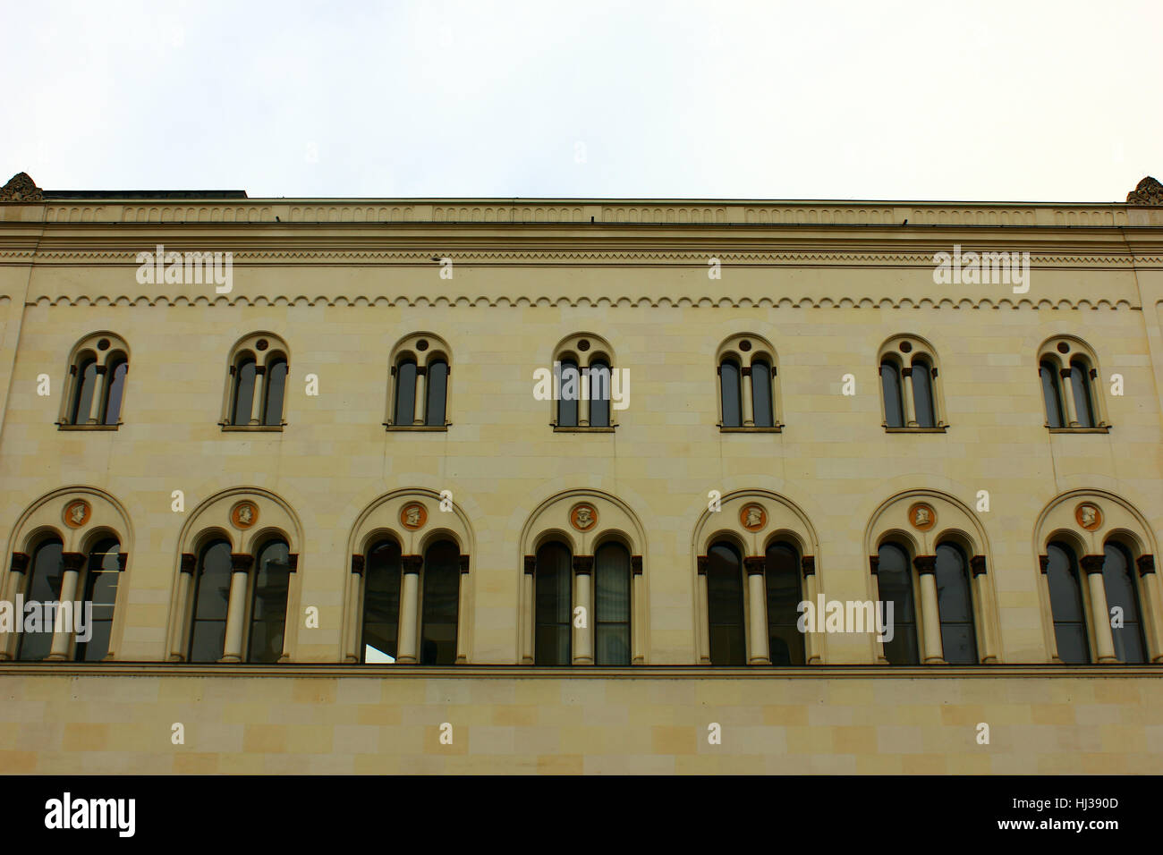 house, building, germany, german federal republic, munich, facade ...