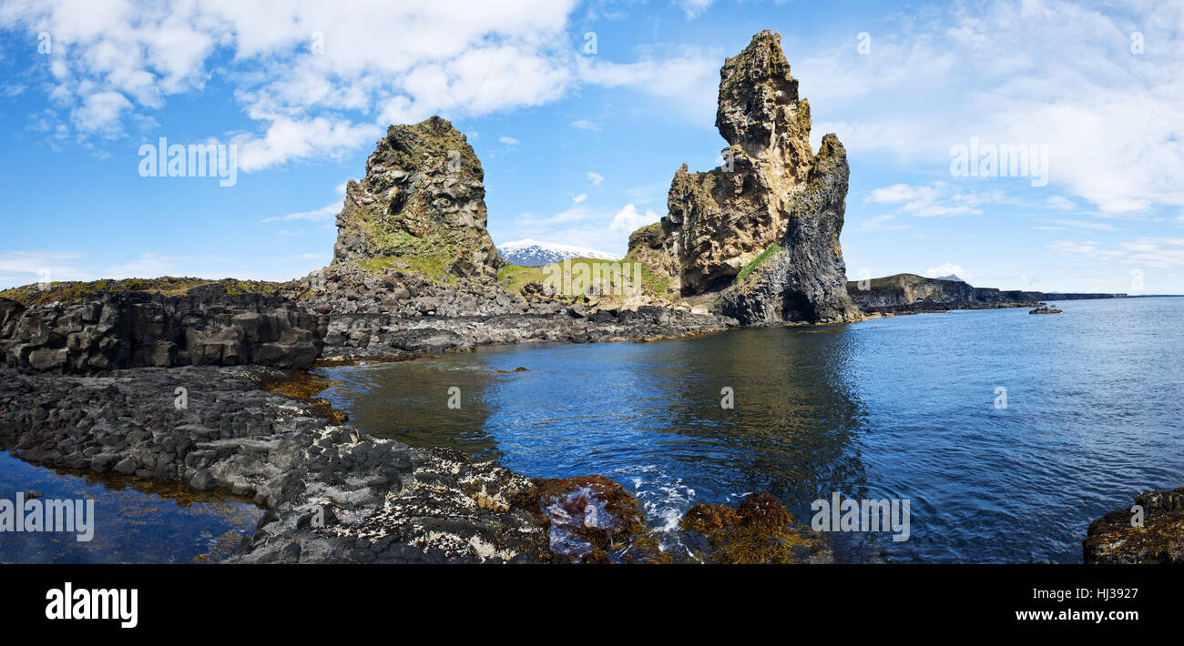 salt water, sea, ocean, water, vulcan, volcano, blue, famous, hill ...
