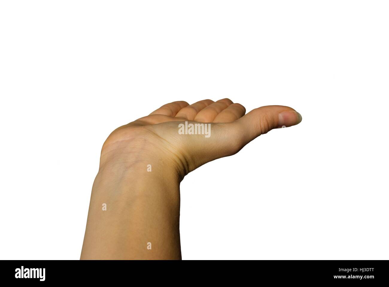 a young hand offering something Stock Photo - Alamy