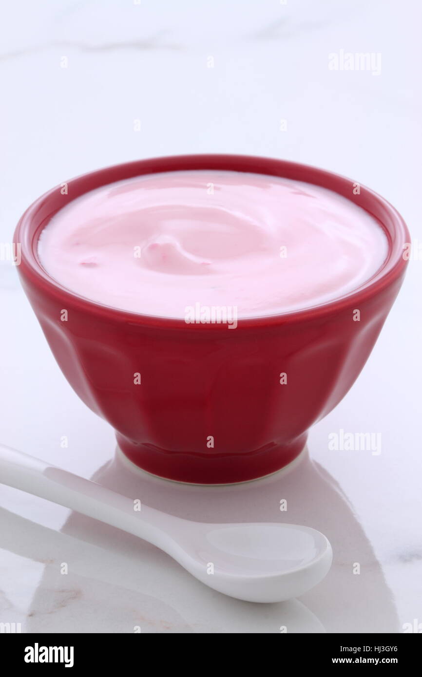 Artisan slow churned Greek strawberry yogurt, with lots of fruit and ...