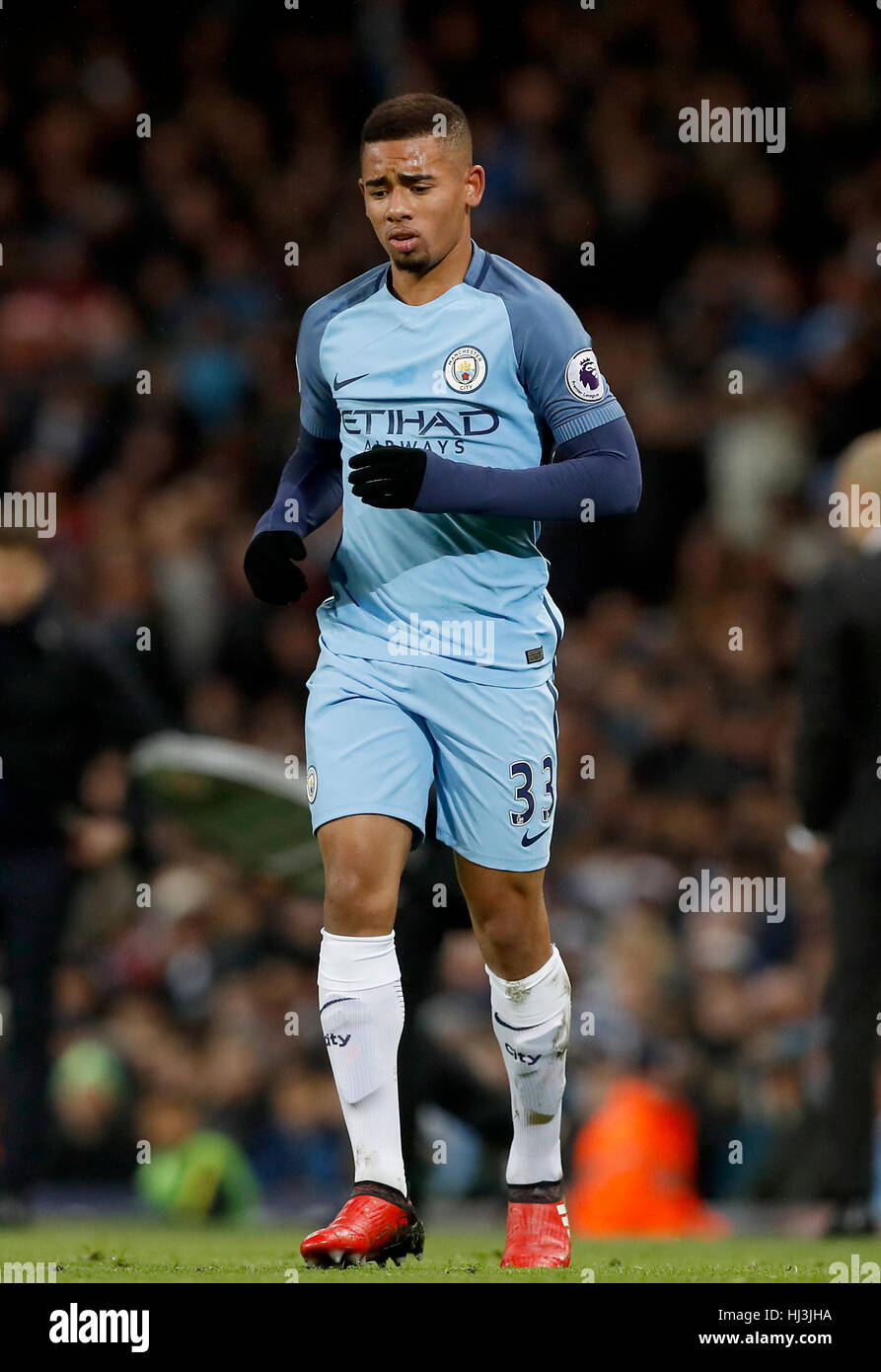 Manchester City's Gabriel Jesus during the Premier League match at the ...