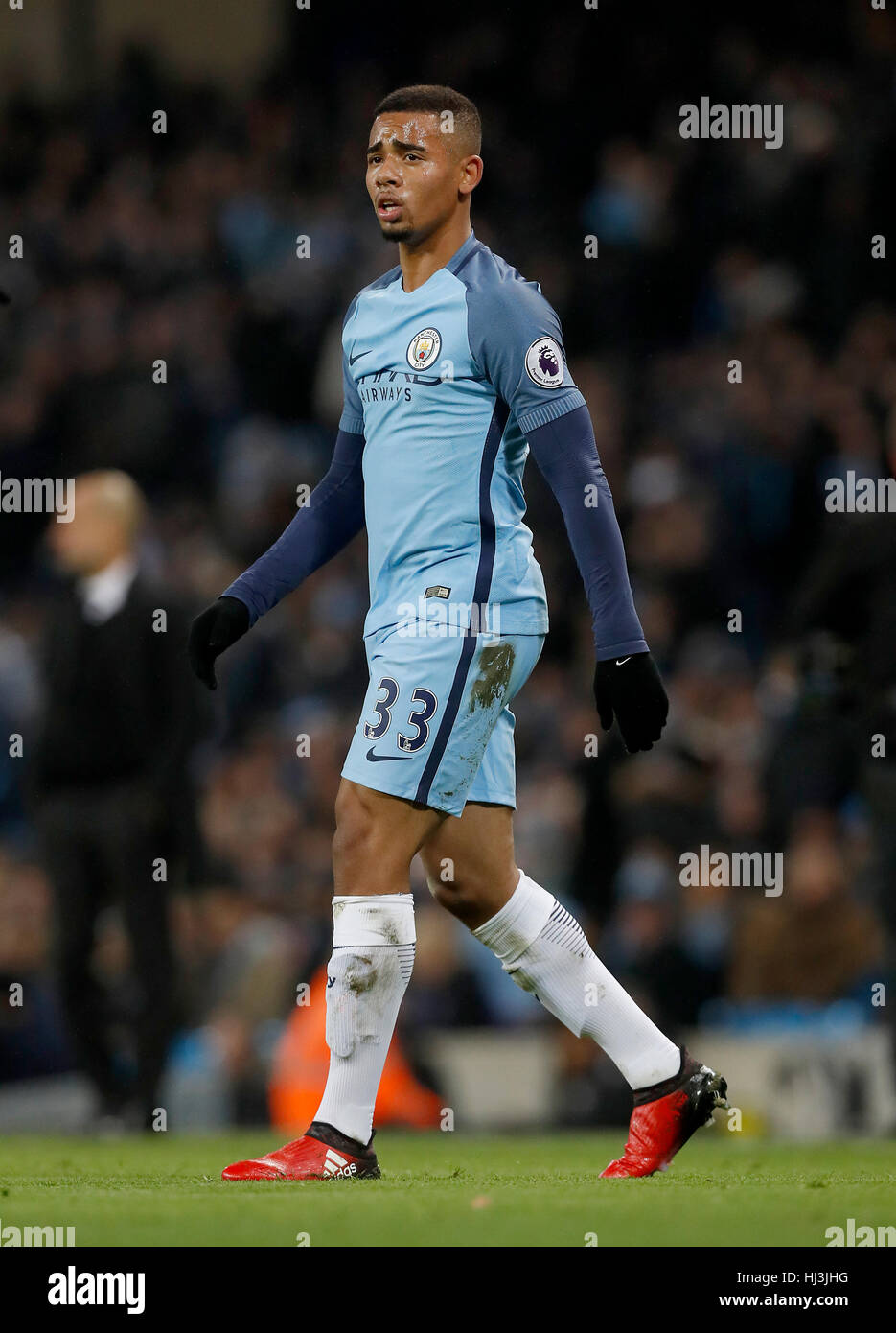 Manchester City's Gabriel Jesus during the Premier League match at the ...