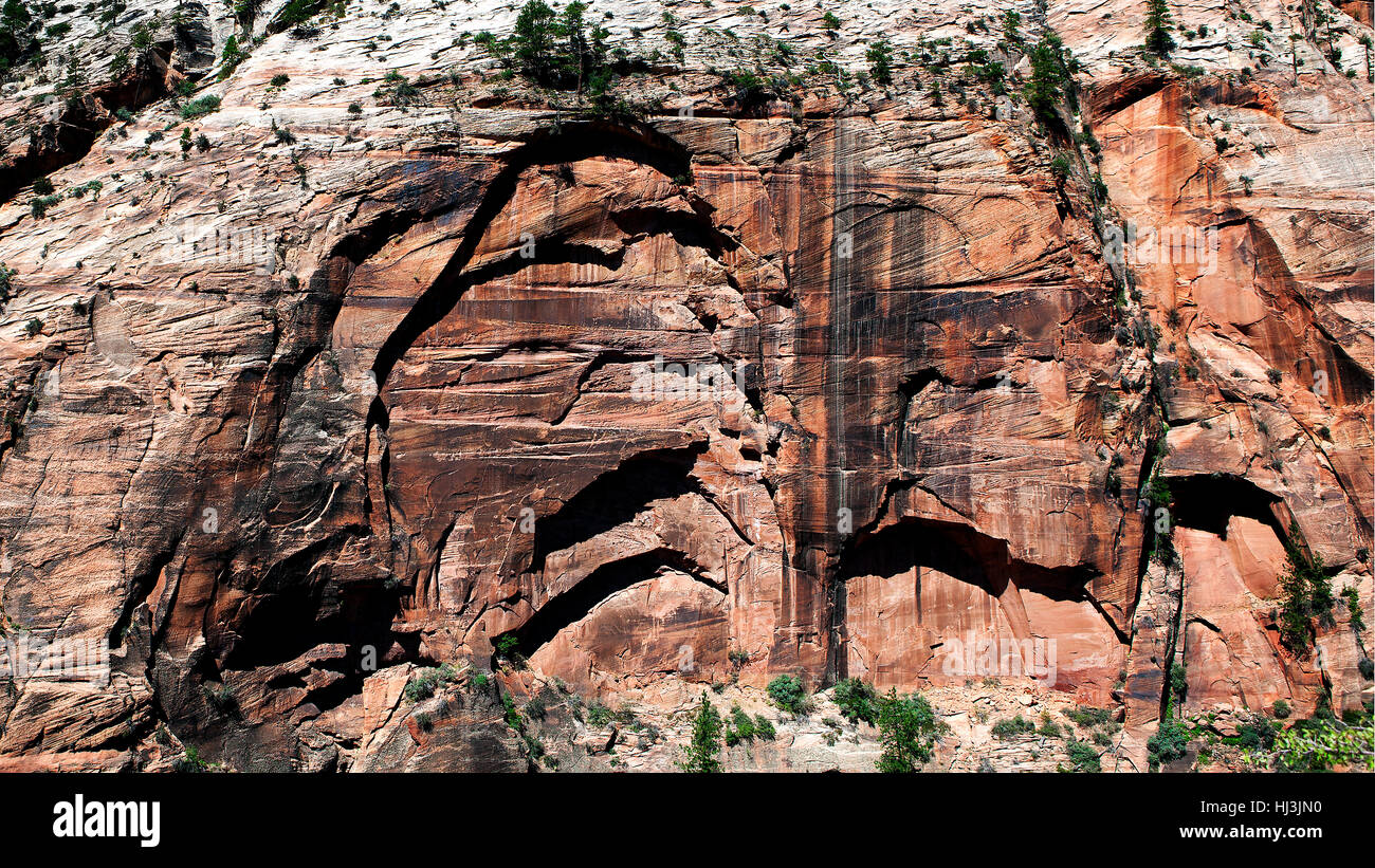 Cliff face in the Southwest Stock Photo - Alamy