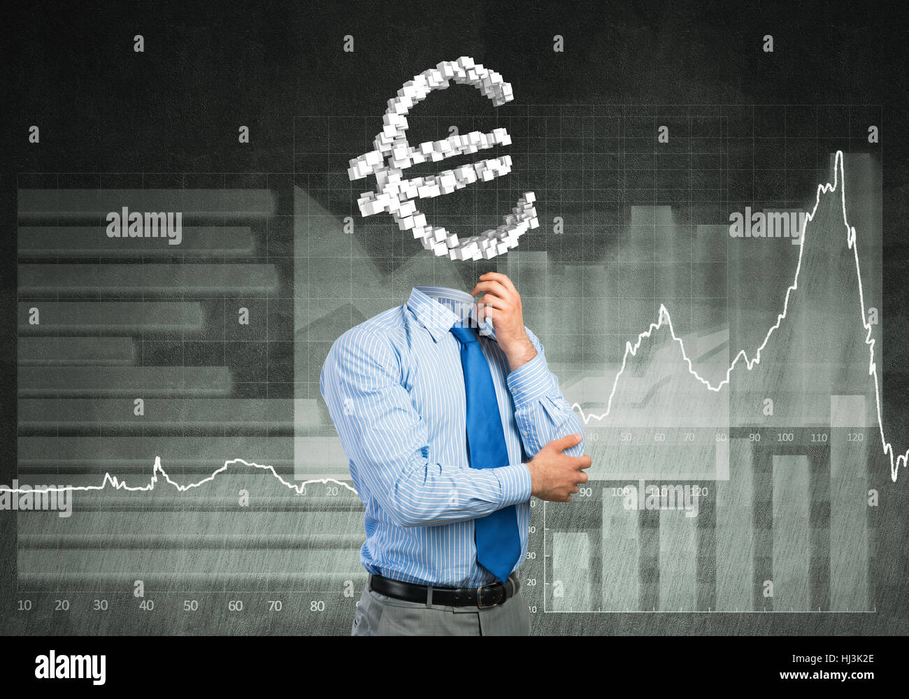 He is always thinking about money Stock Photo - Alamy