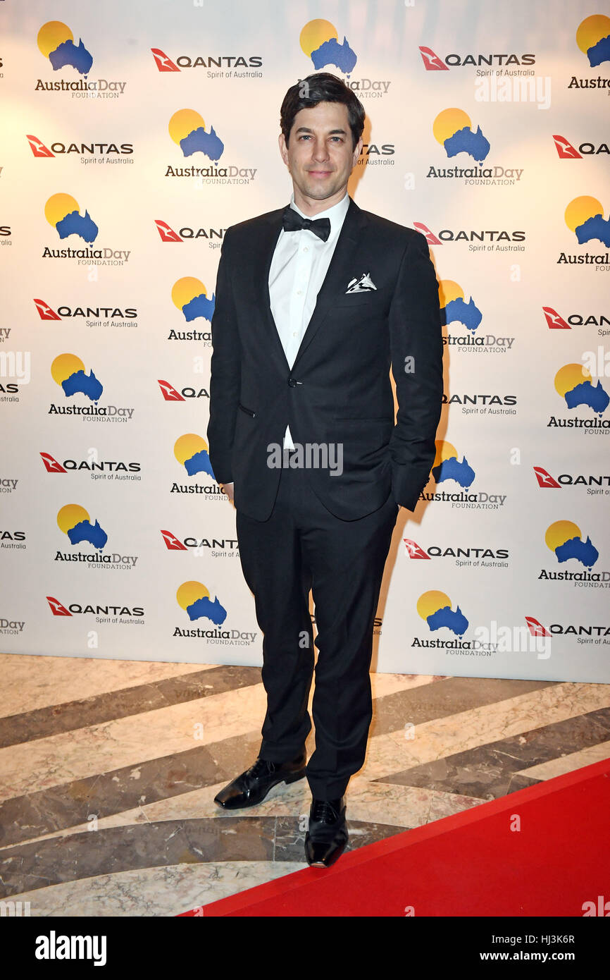 Adam Garcia arrives at the Australia Day Foundation Gala Dinner at ...