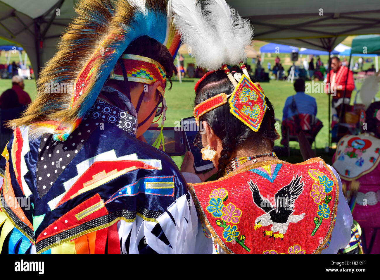 Powwow native american hi-res stock photography and images - Alamy