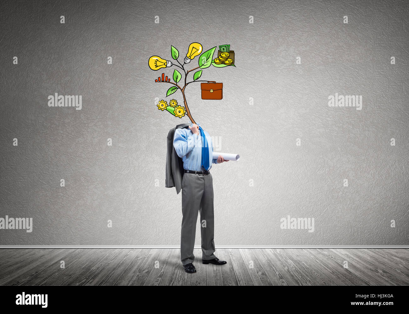 He knows how to earn money Stock Photo - Alamy
