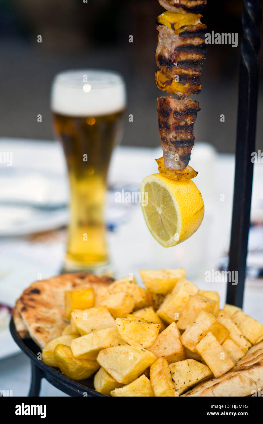 europe, greece, athens, halandri, 1920, restaurant Stock Photo - Alamy