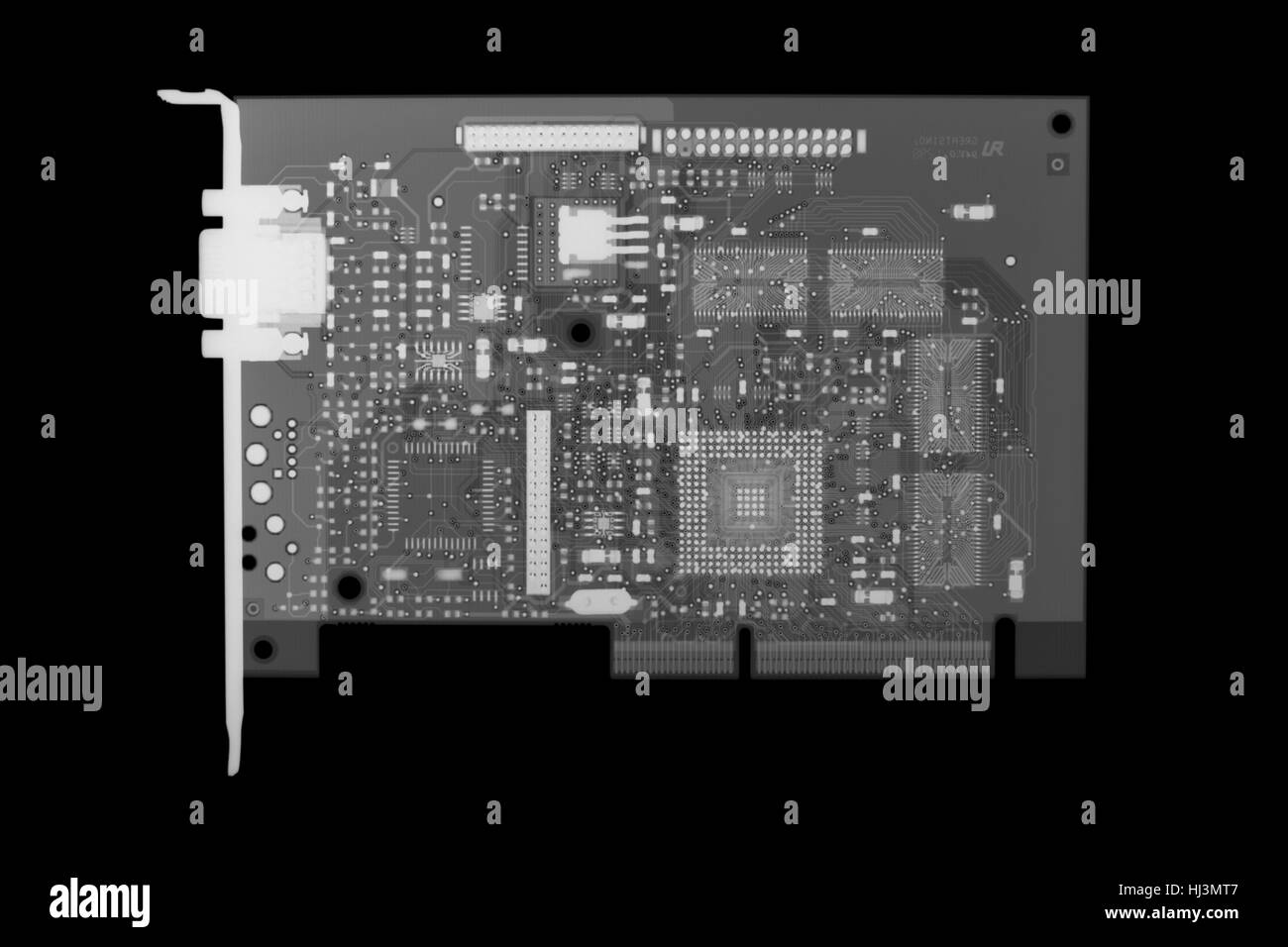 Graphics card X-ray Stock Photo - Alamy