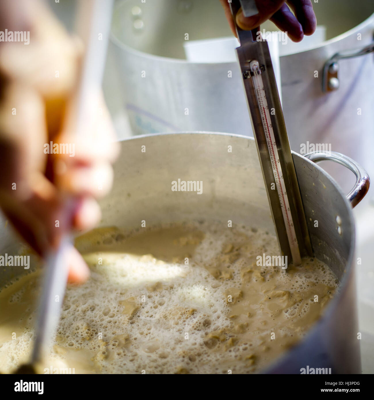 Various stages of gin distillation in Scotland Stock Photo - Alamy