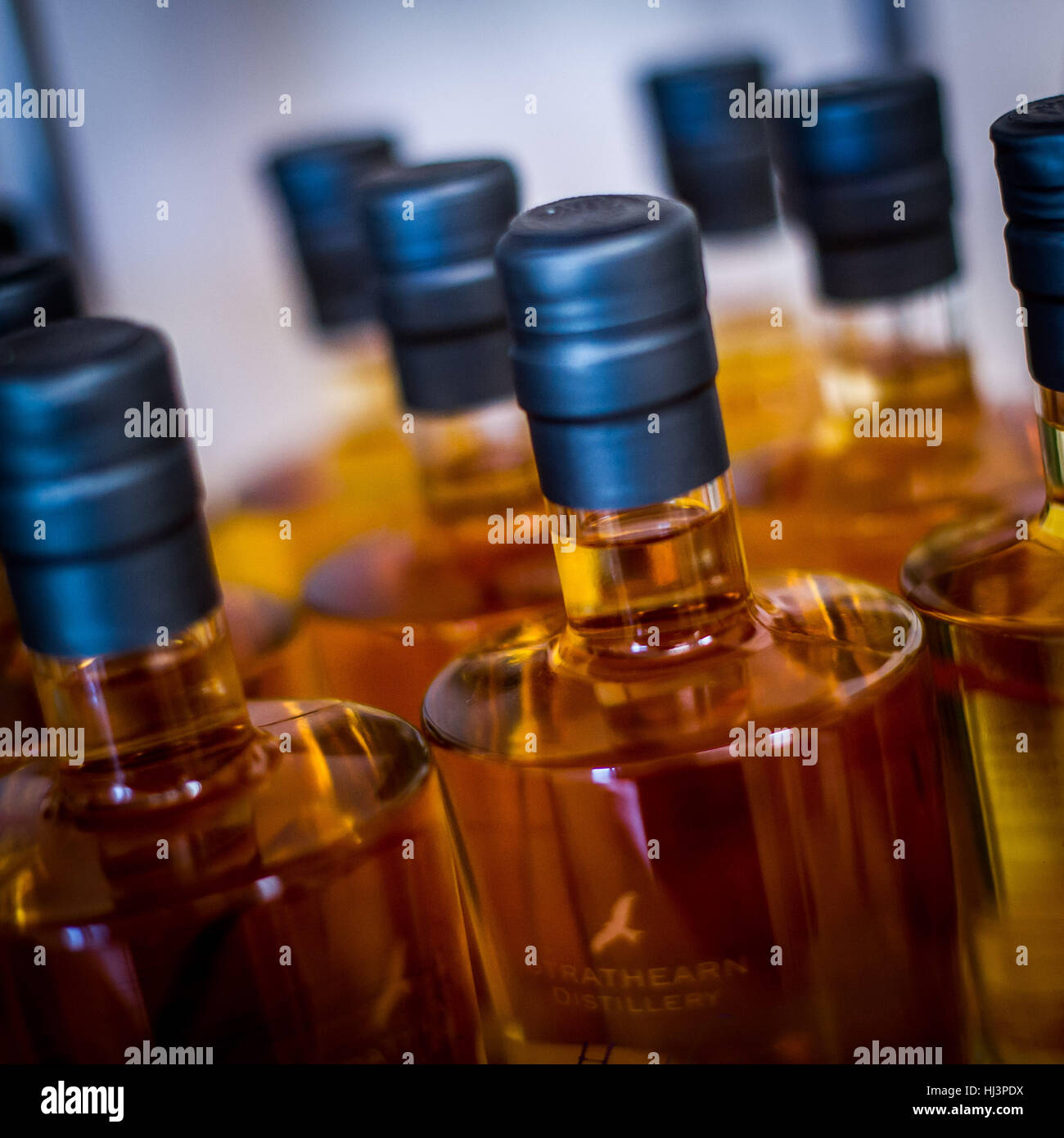 Various stages of gin distillation in Scotland Stock Photo - Alamy