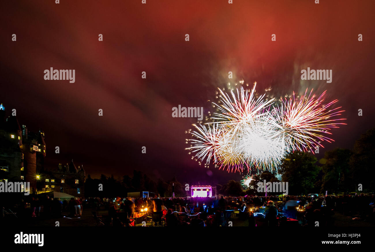 Proms in the Park at Glamis Castle Scotland Stock Photo - Alamy