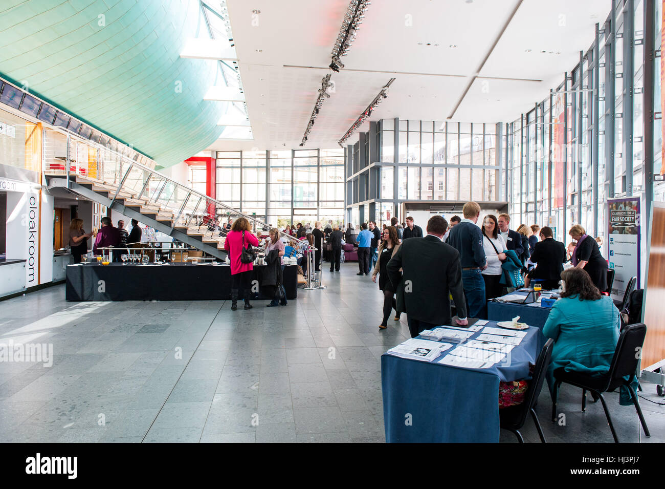 Inside view of Perth Concert Hall during a conference Stock Photo - Alamy