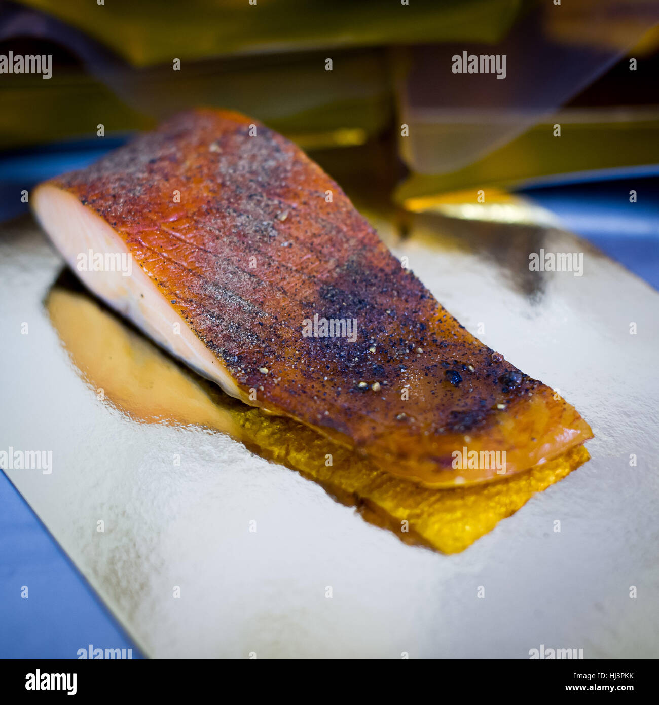 Smoked salmon process hi-res stock photography and images - Alamy