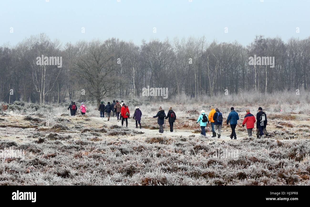A group of ramblers in hothfield hi-res stock photography and images ...