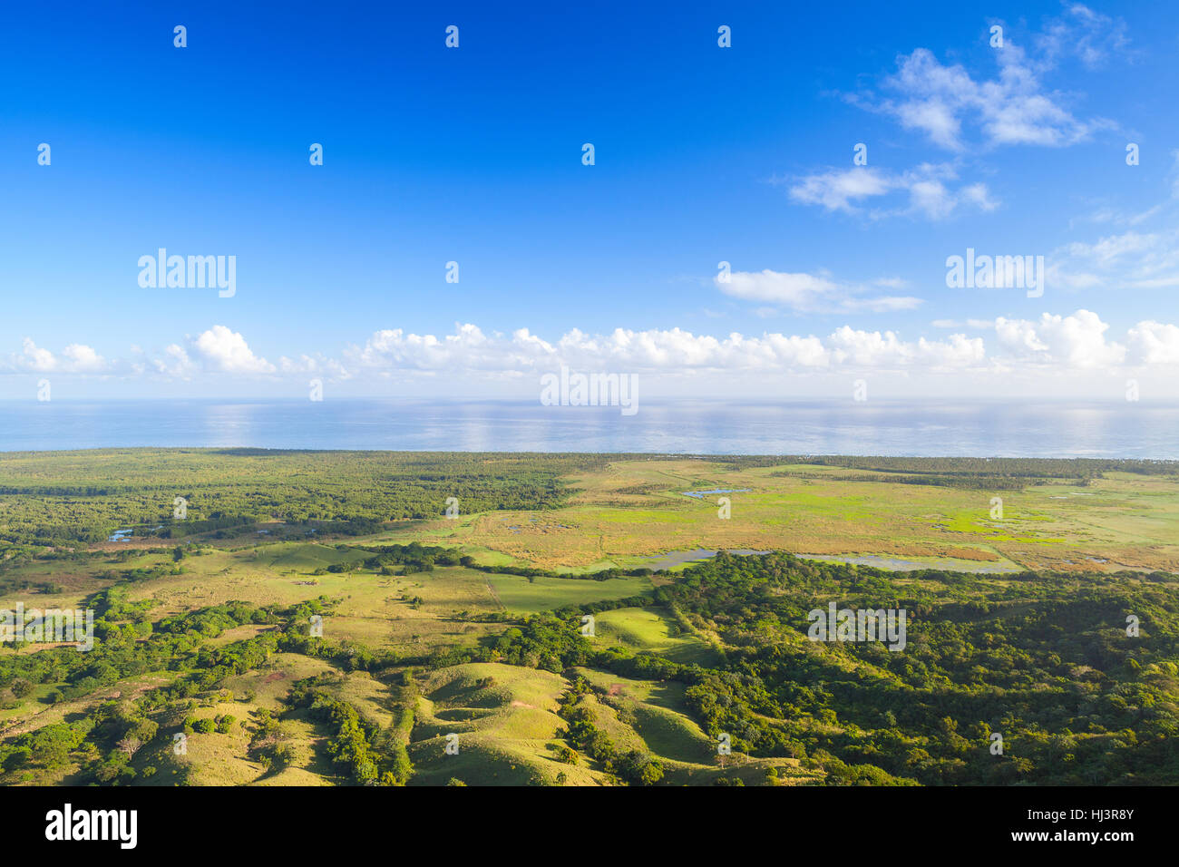 Рanoramic view. Dominican Republic, natural landscape photo taken from ...