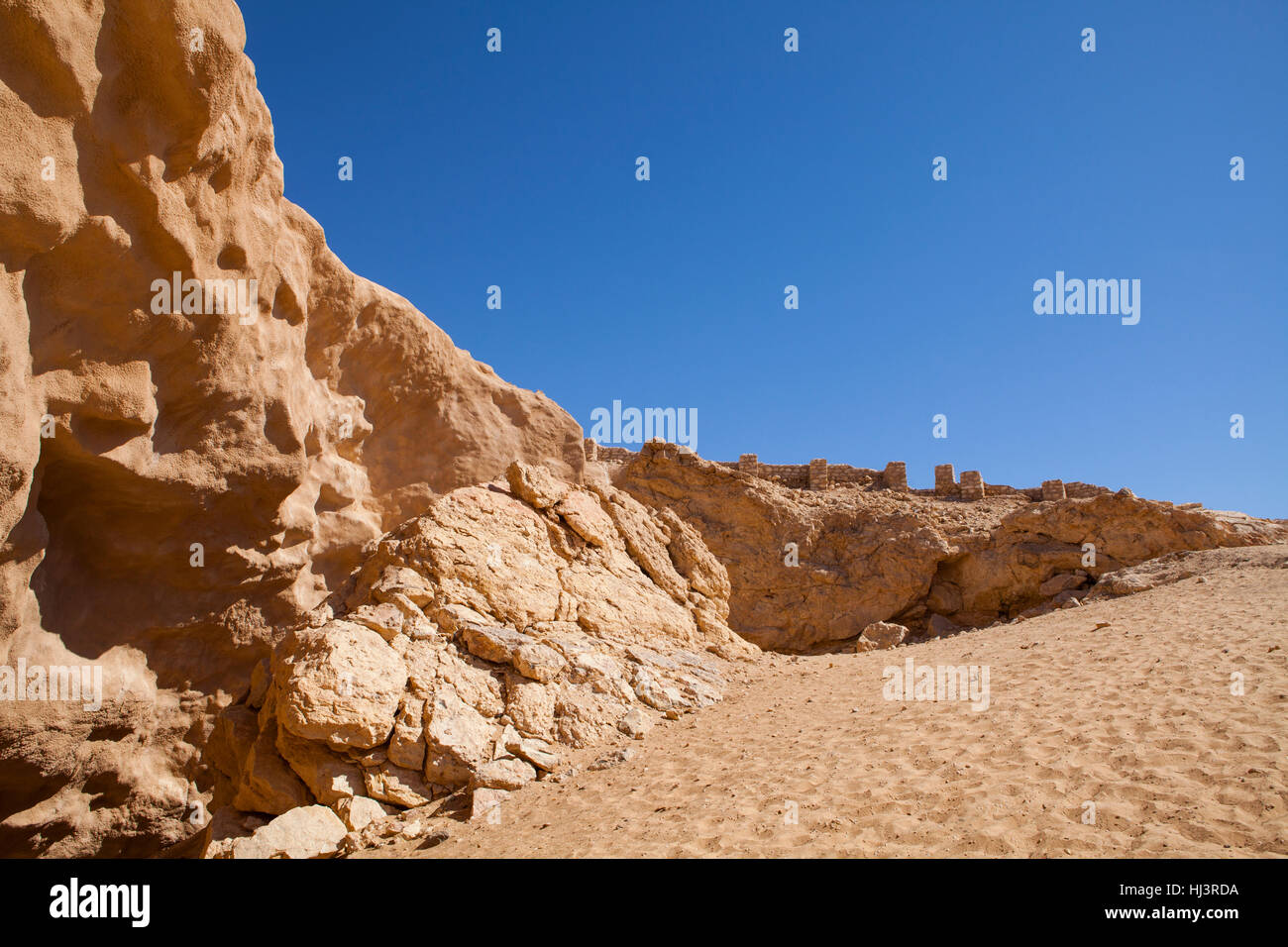 The ancient city of Ubar, Shisr, Dhofar region, Oman Stock Photo - Alamy