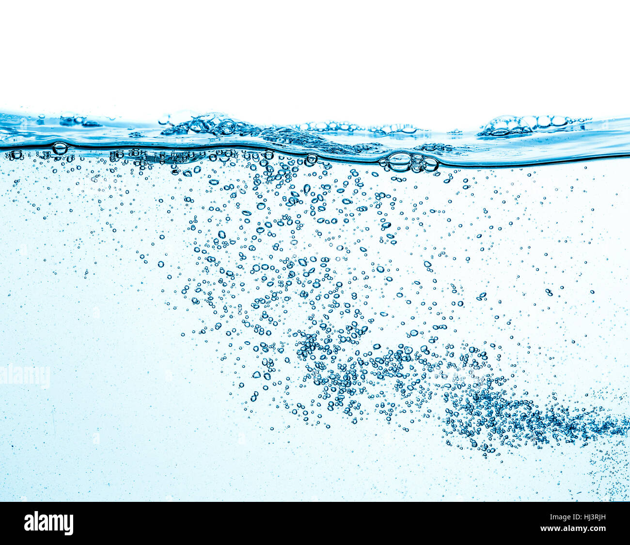 Many bubbles in water close up, abstract water wave with bubbles Stock ...
