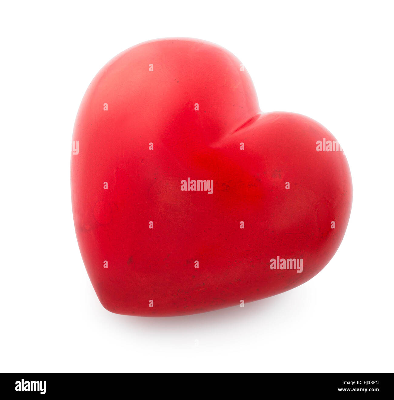 Single red heart on Cut Out Stock Images & Pictures - Alamy