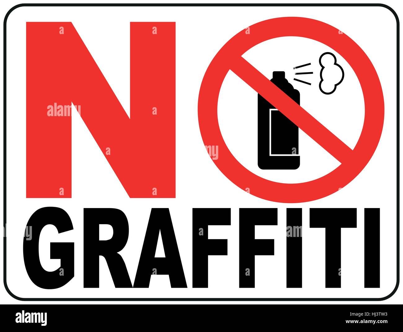 No graffiti symbol No aerosol spray sign, No alcohol sign vector ...