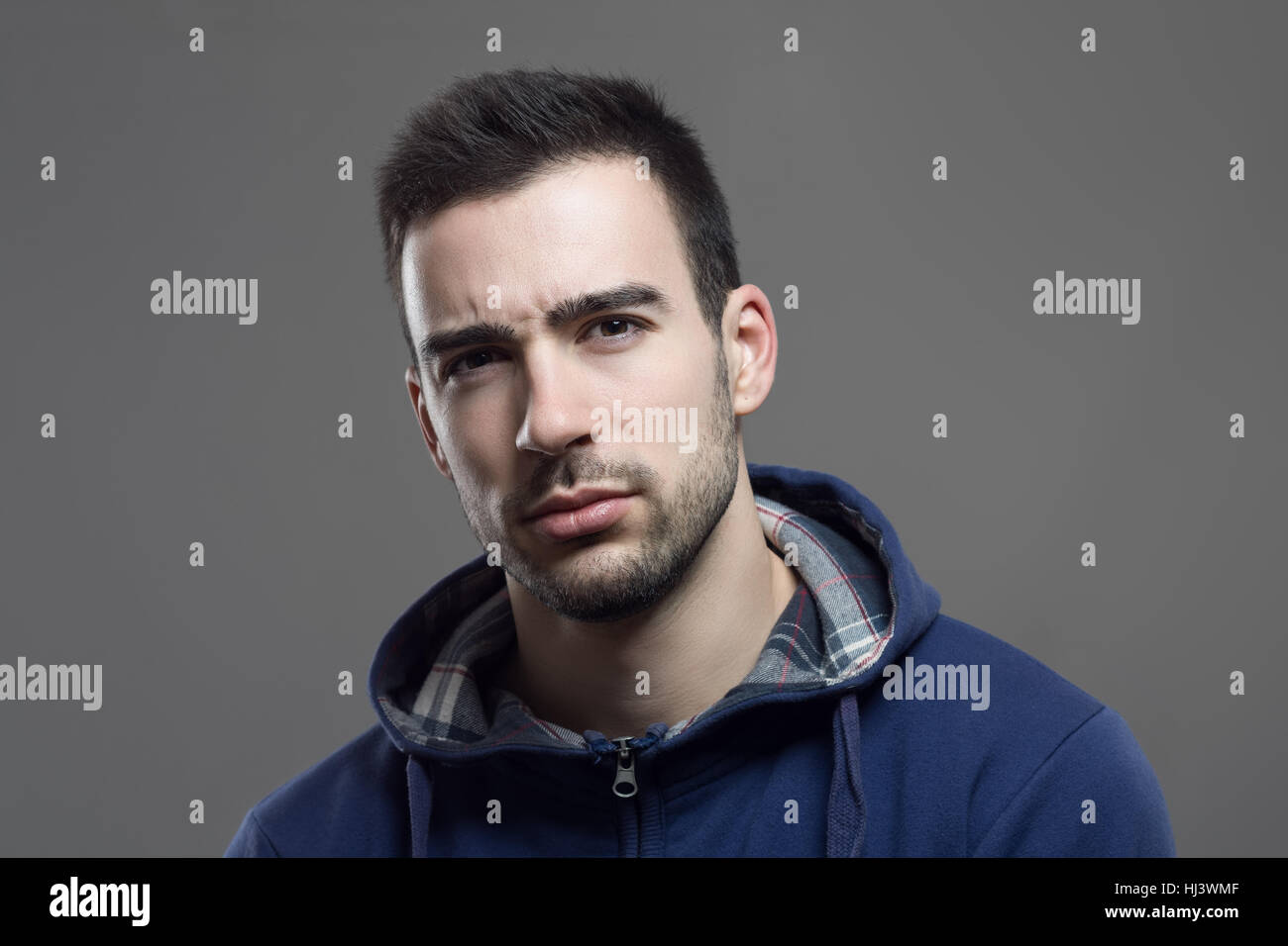 Dubious head hi-res stock photography and images - Alamy