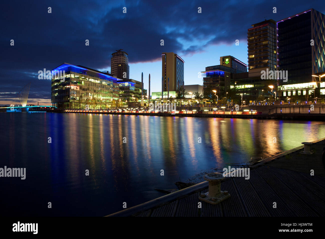 BBC studio's at MediaCityUK, Salford Stock Photo - Alamy
