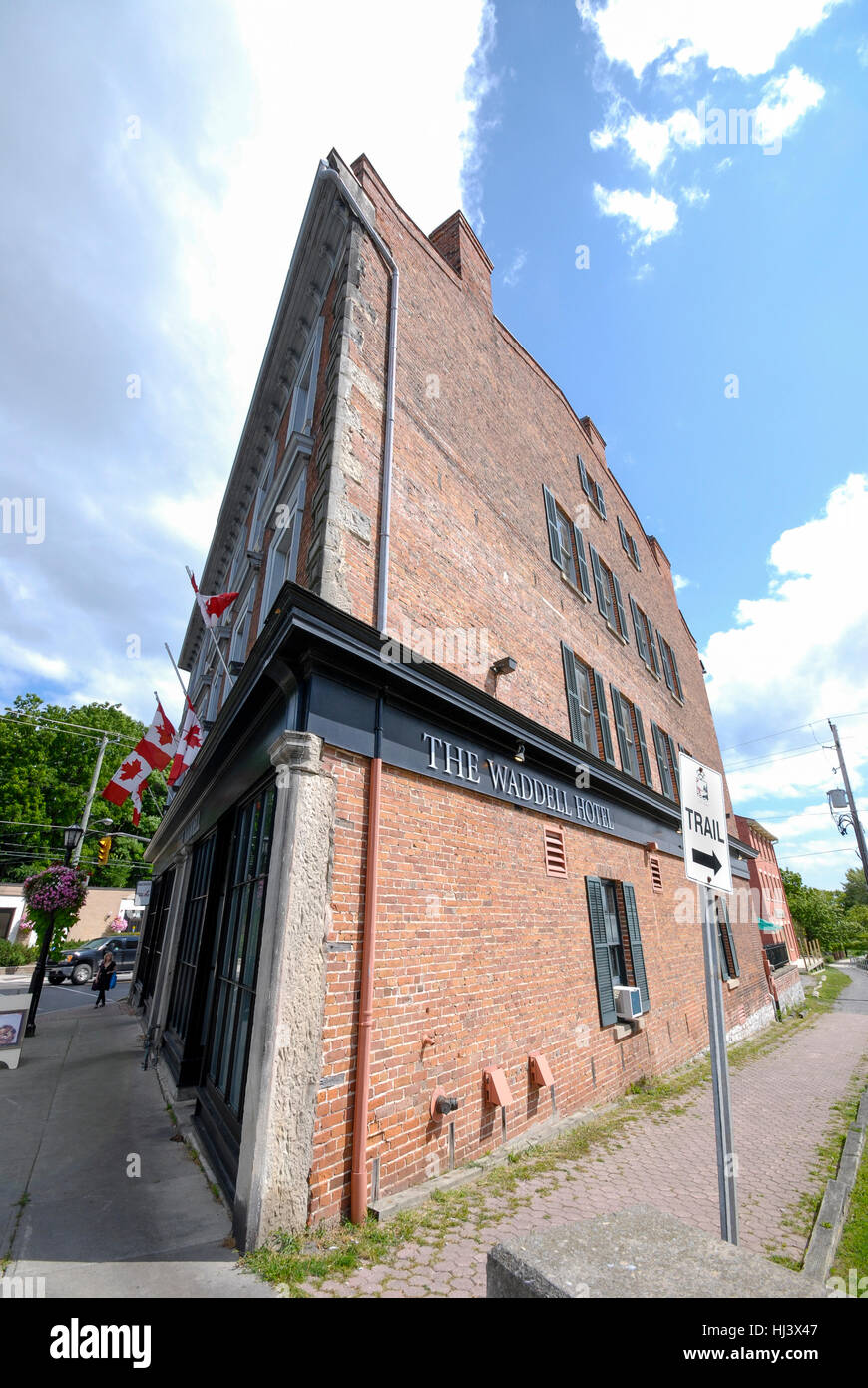 The historic Waddell Hotel in Port Hope Ontario Canada Stock Photo - Alamy