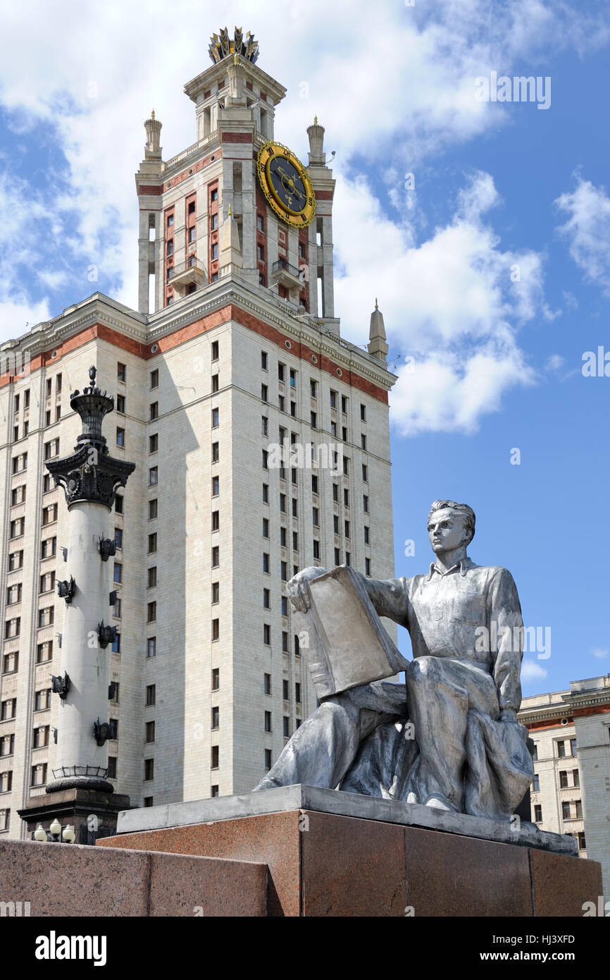 Russia university student statue hi-res stock photography and images ...