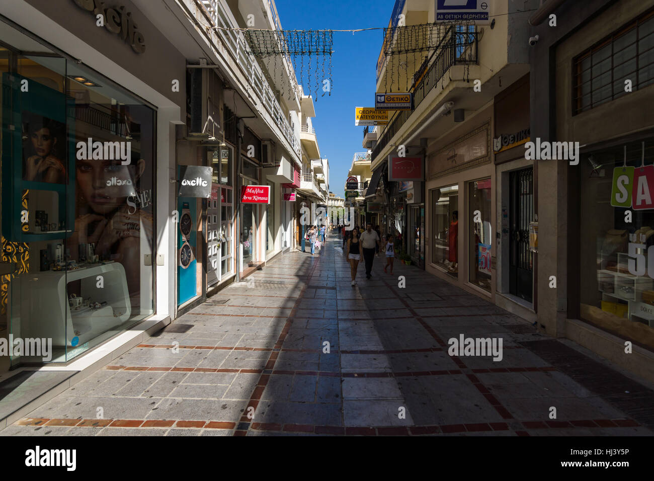 Streets heraklion crete greece hi-res stock photography and images - Alamy
