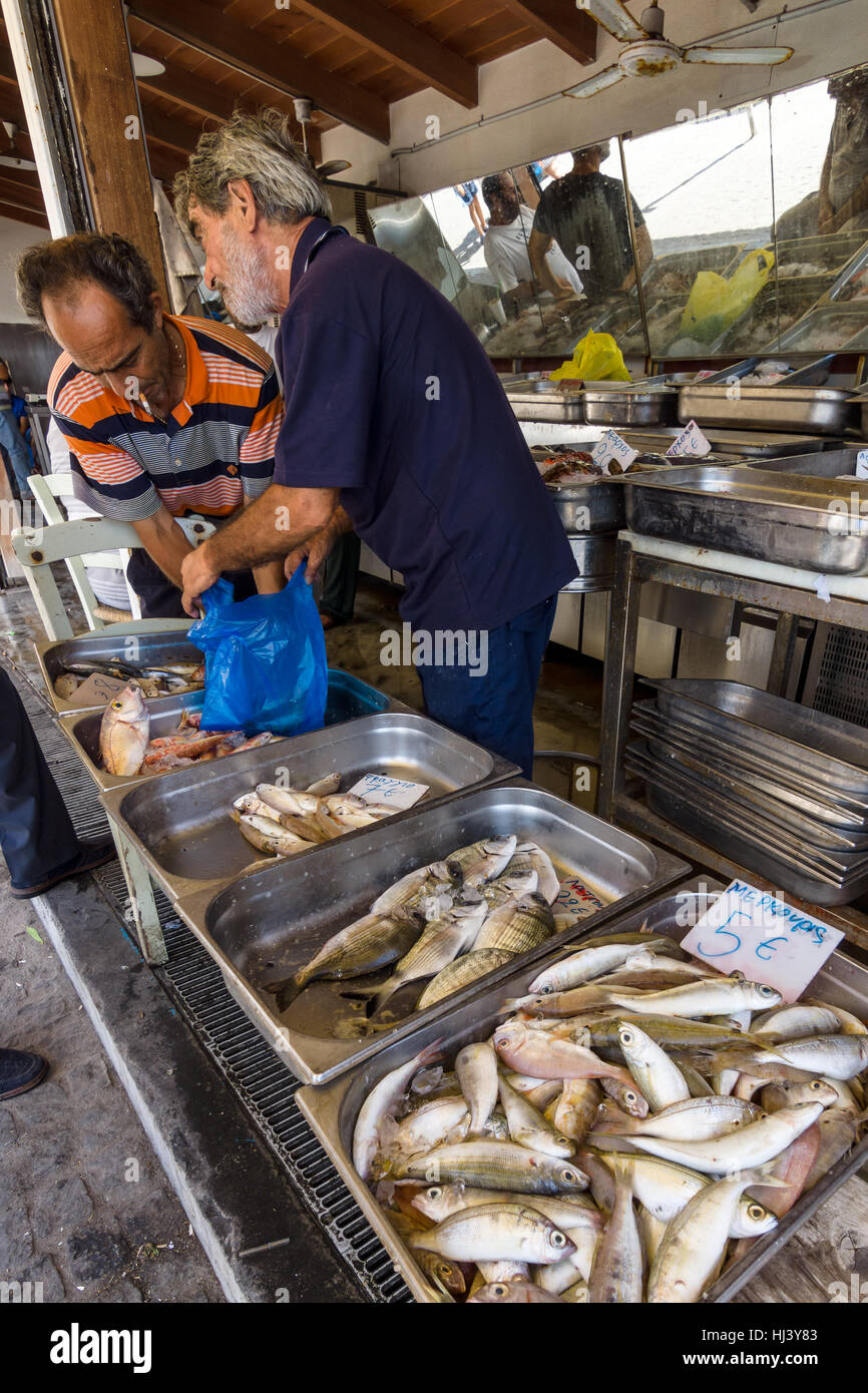 Fish price list fish market hi-res stock photography and images - Alamy