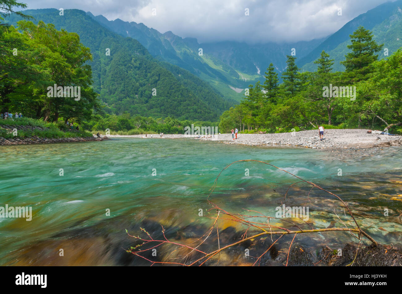 Summer season at Kamikochi national park in Nagano prefecture, Japan ...