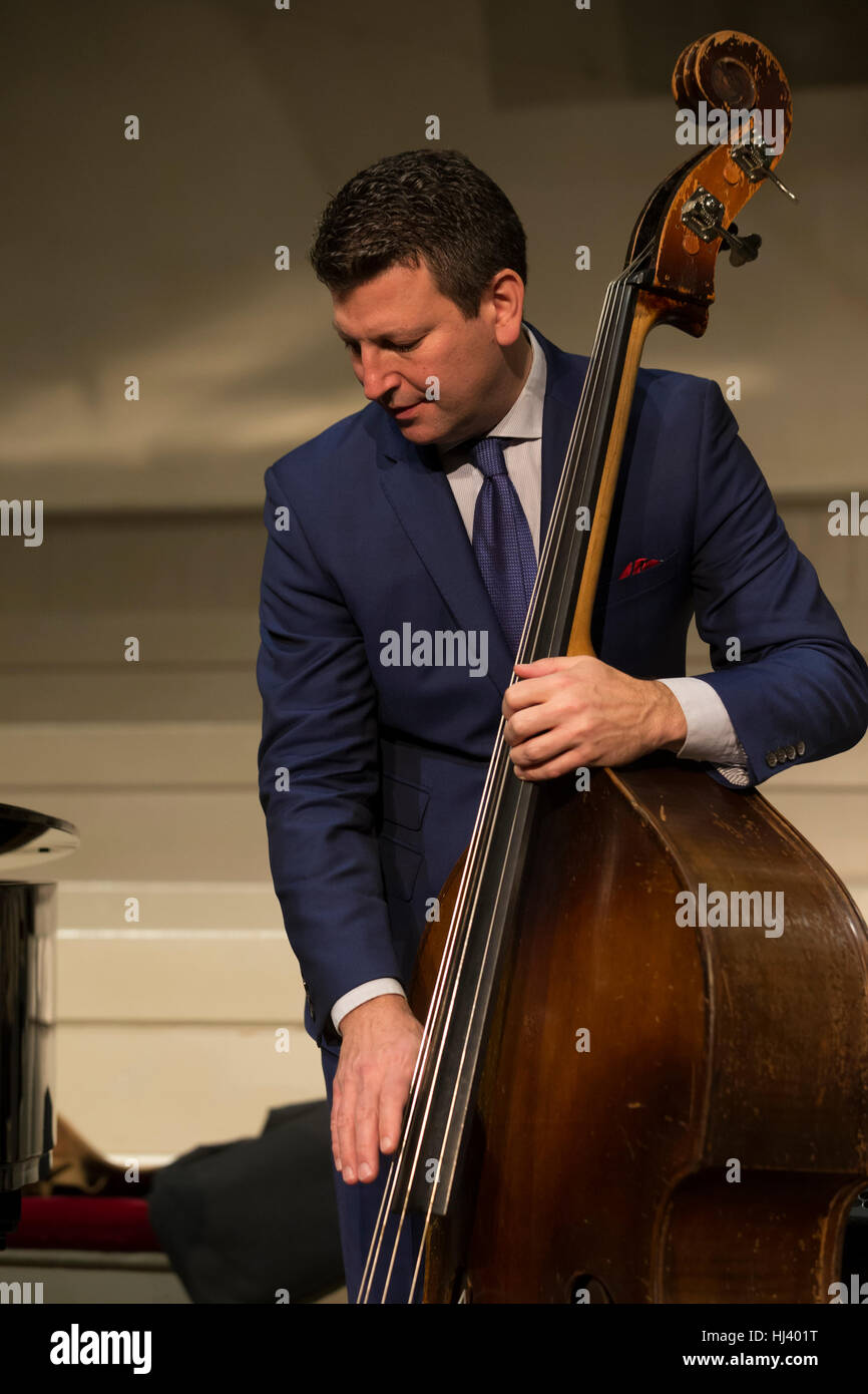 New York, NY USA - January 5, 2017: John Webber performs during Jazz ...