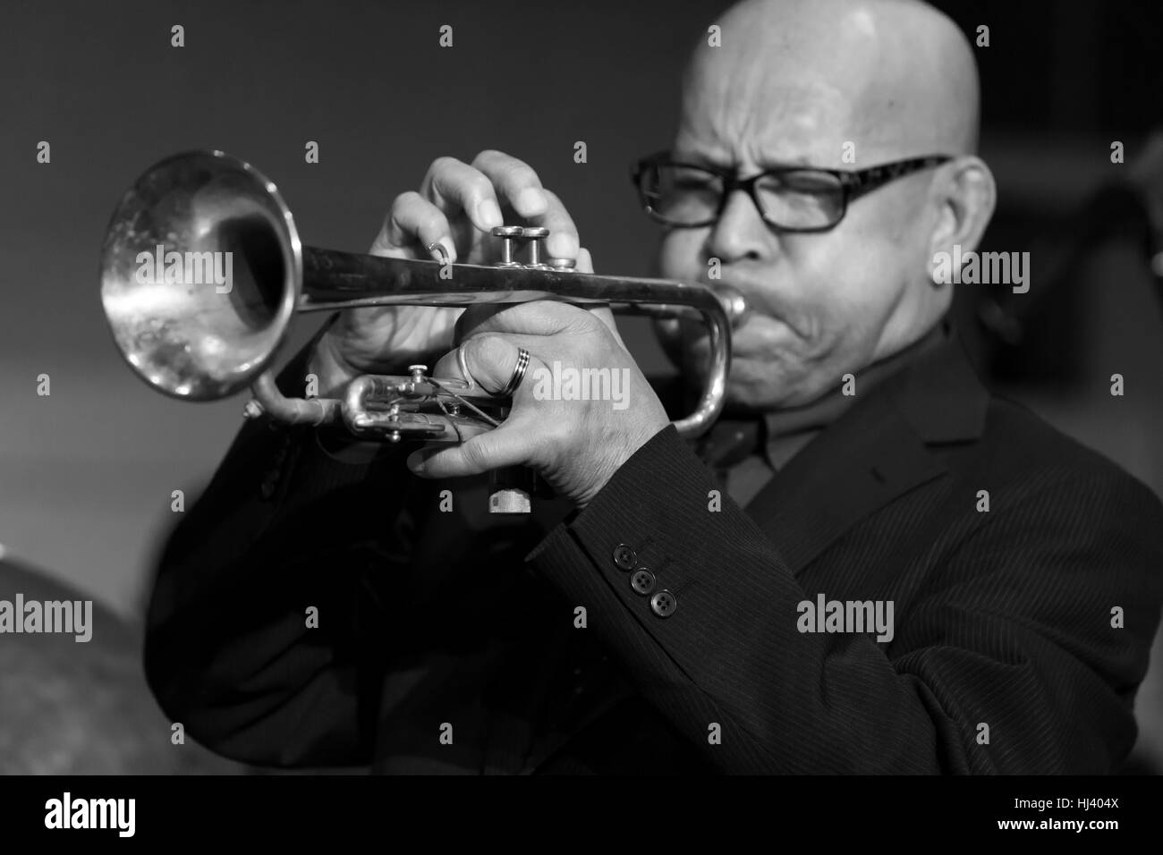 New York, NY USA - January 5, 2017: Eddie Henderson performs during ...