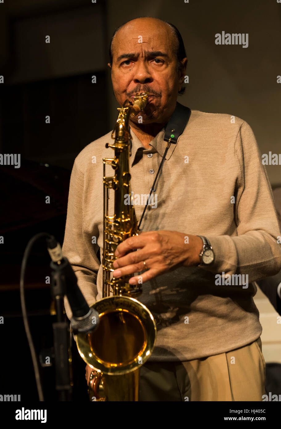 New York, NY USA - January 5, 2017: Benny Golson performs during Jazz ...