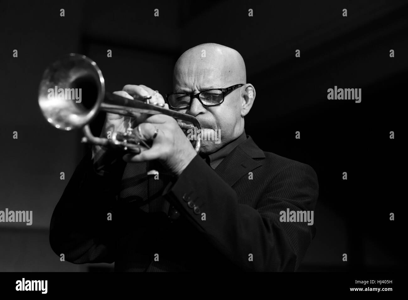 New York, NY USA - January 5, 2017: Eddie Henderson performs during ...