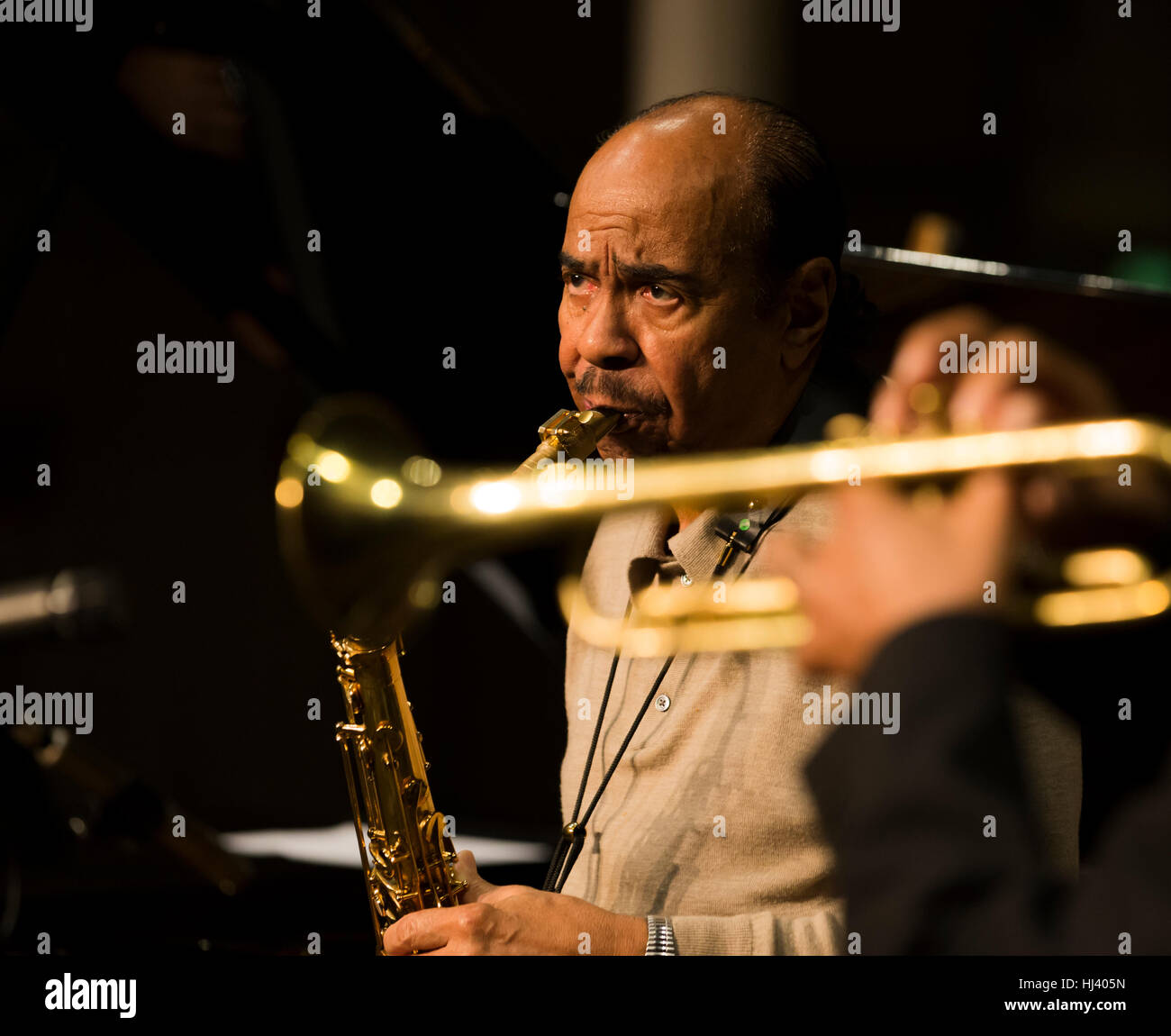 New York, NY USA - January 5, 2017: Benny Golson performs during Jazz ...