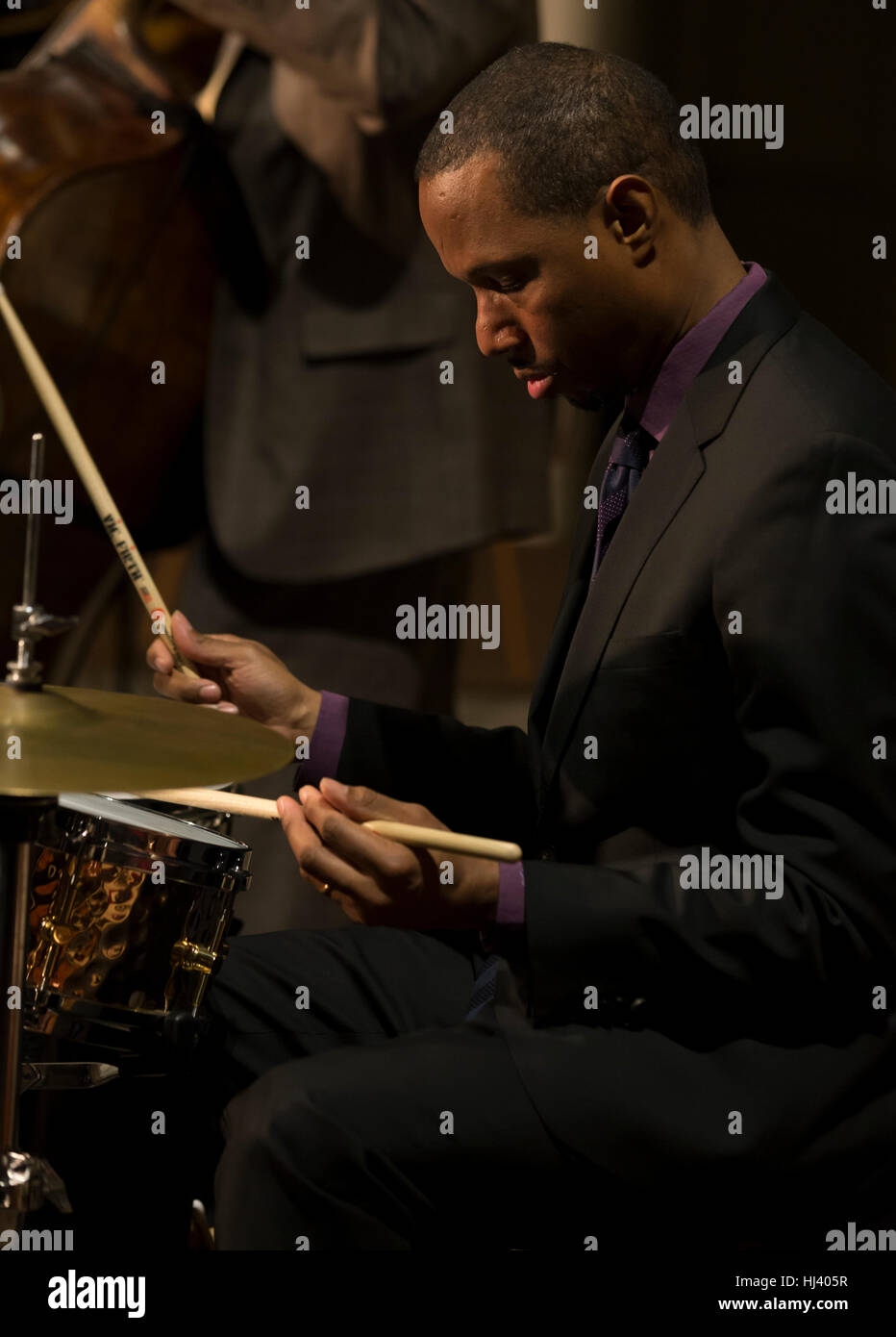 New York, NY USA - January 5, 2017: Carl Allen performs during Jazz ...