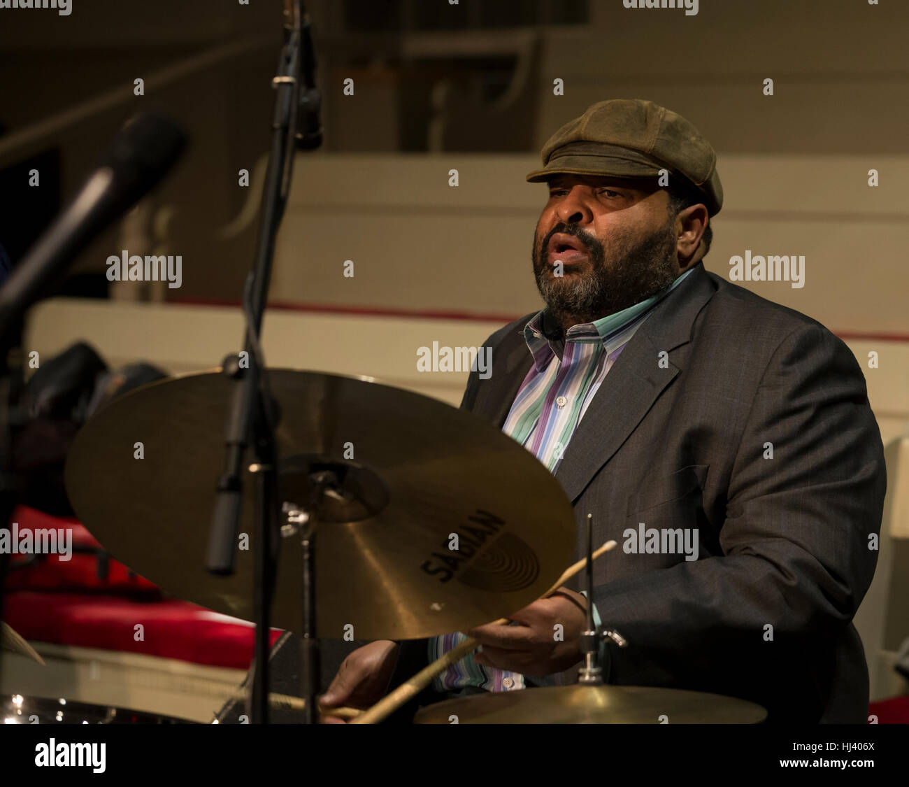 New York, NY USA - January 5, 2017: George Coleman Jr. performs during ...