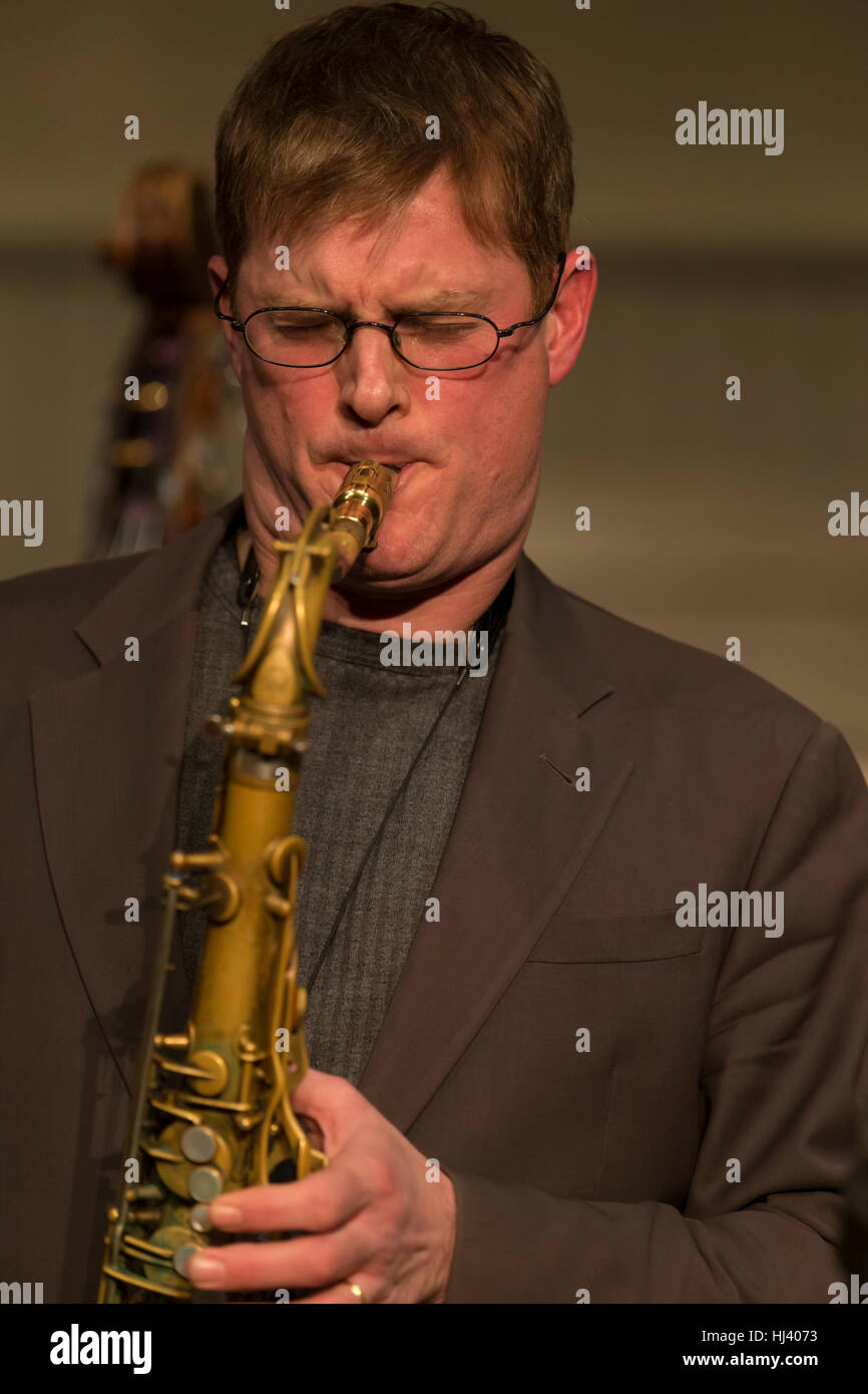 New York, NY USA - January 5, 2017: Eric Alexander performs during Jazz ...