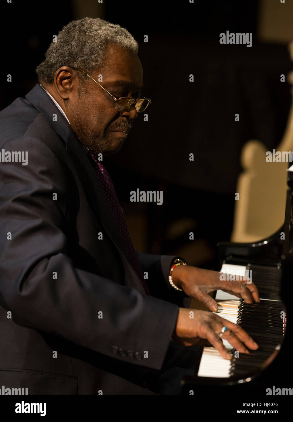 New York, NY USA - January 5, 2017: Larry Willis performs during Jazz ...
