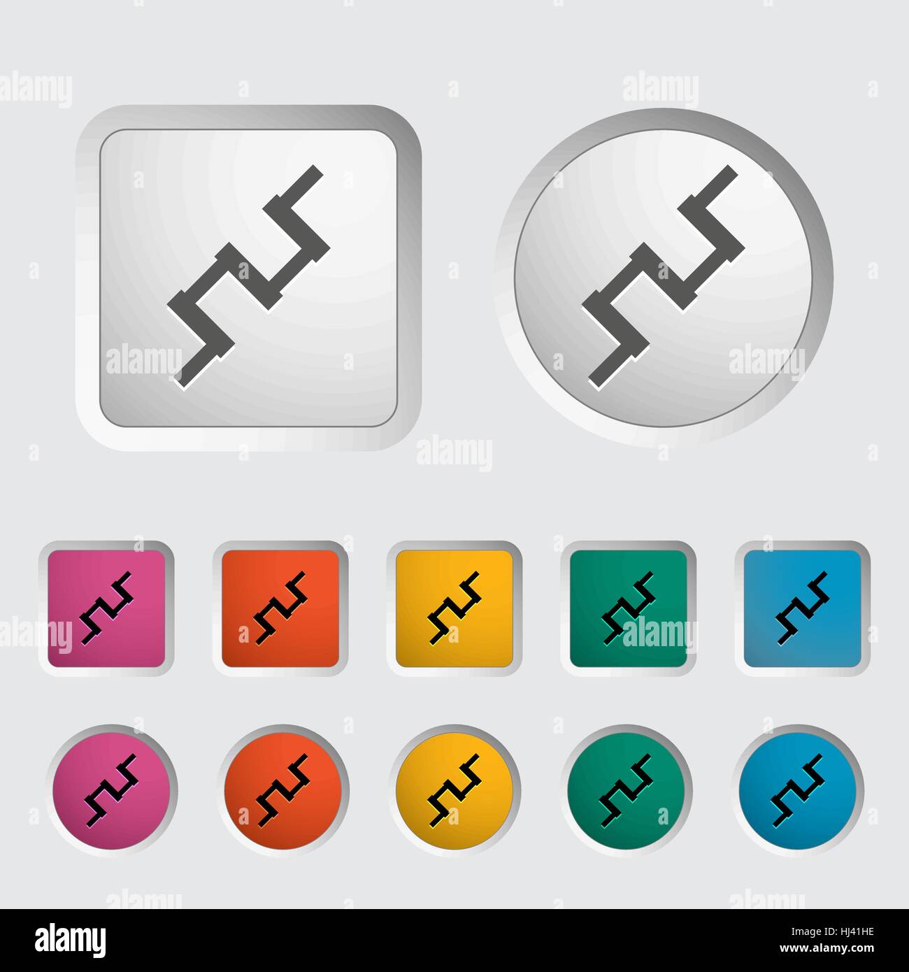 Crankshaft single icon. Vector illustration Stock Vector Image & Art ...