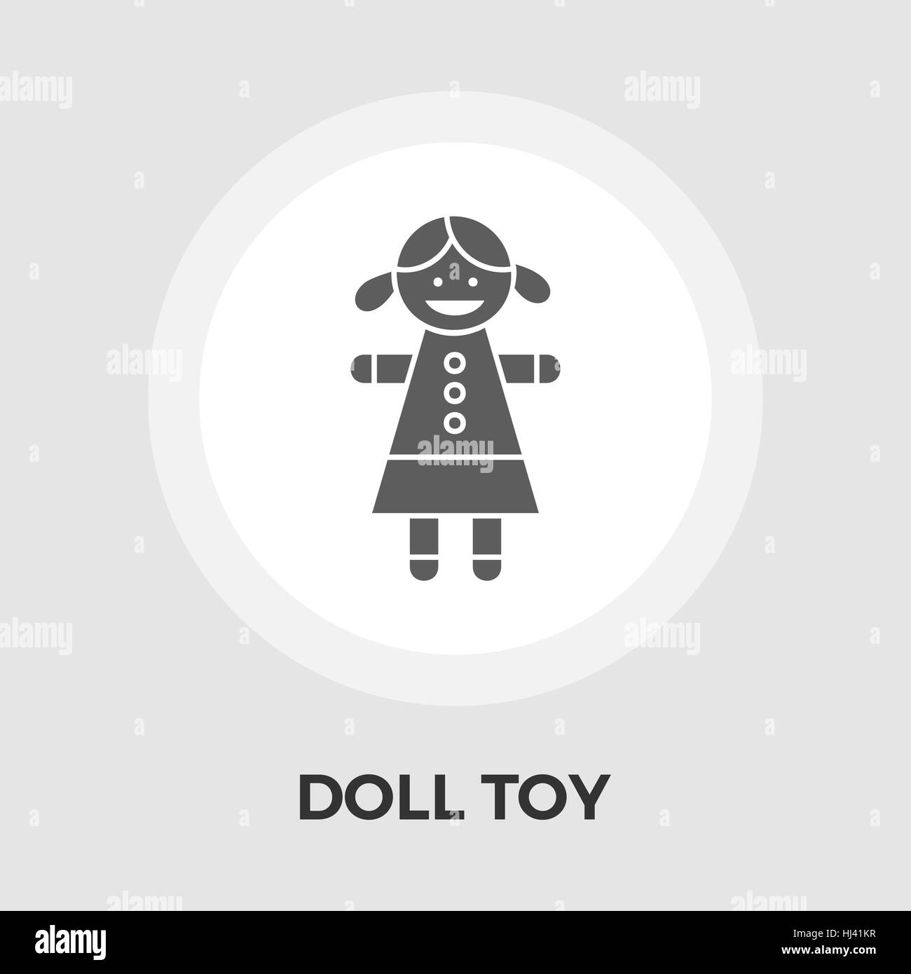 Children doll object Black and White Stock Photos & Images - Alamy