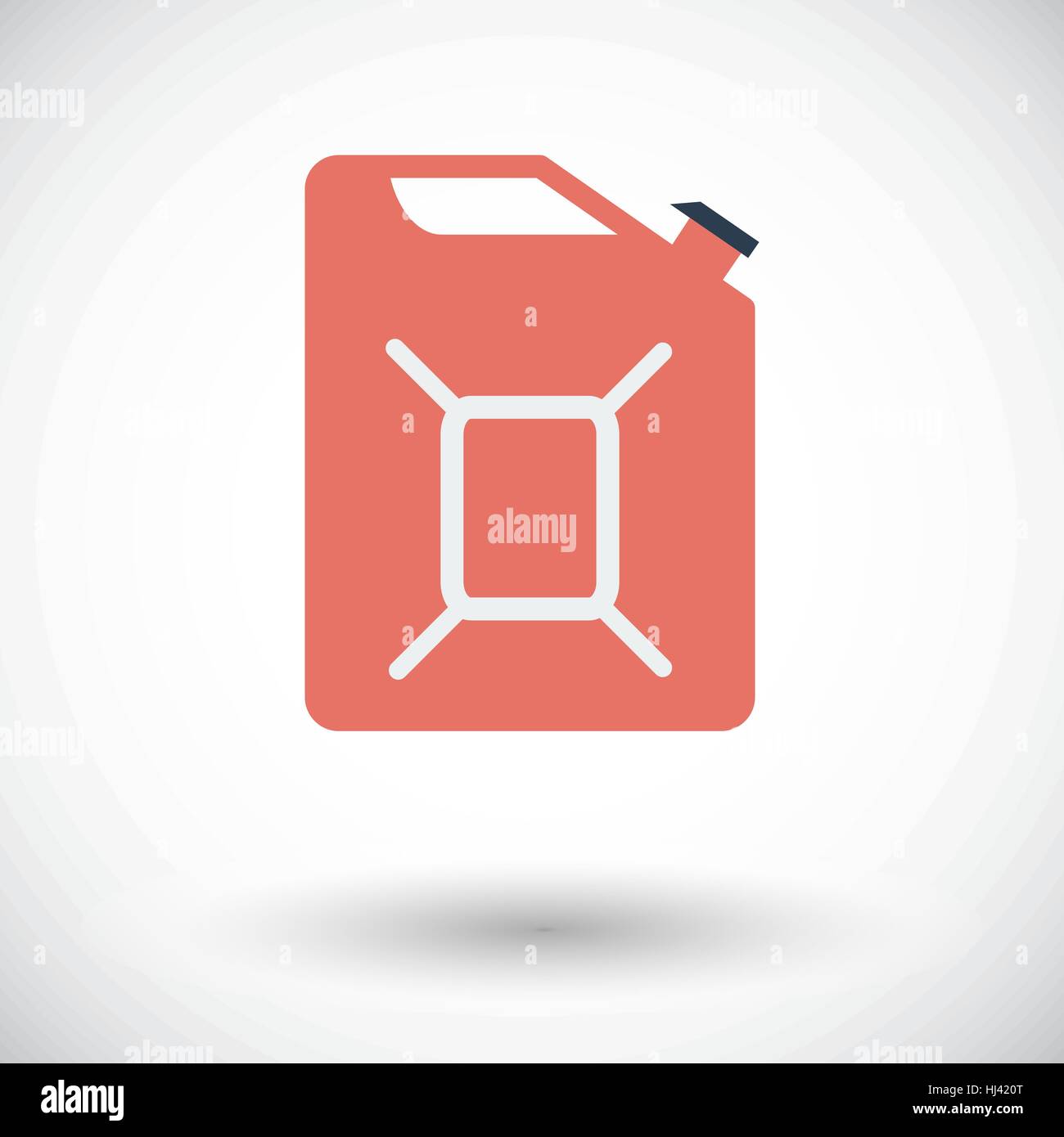 Gas Containers. Single flat icon on white background. Vector ...